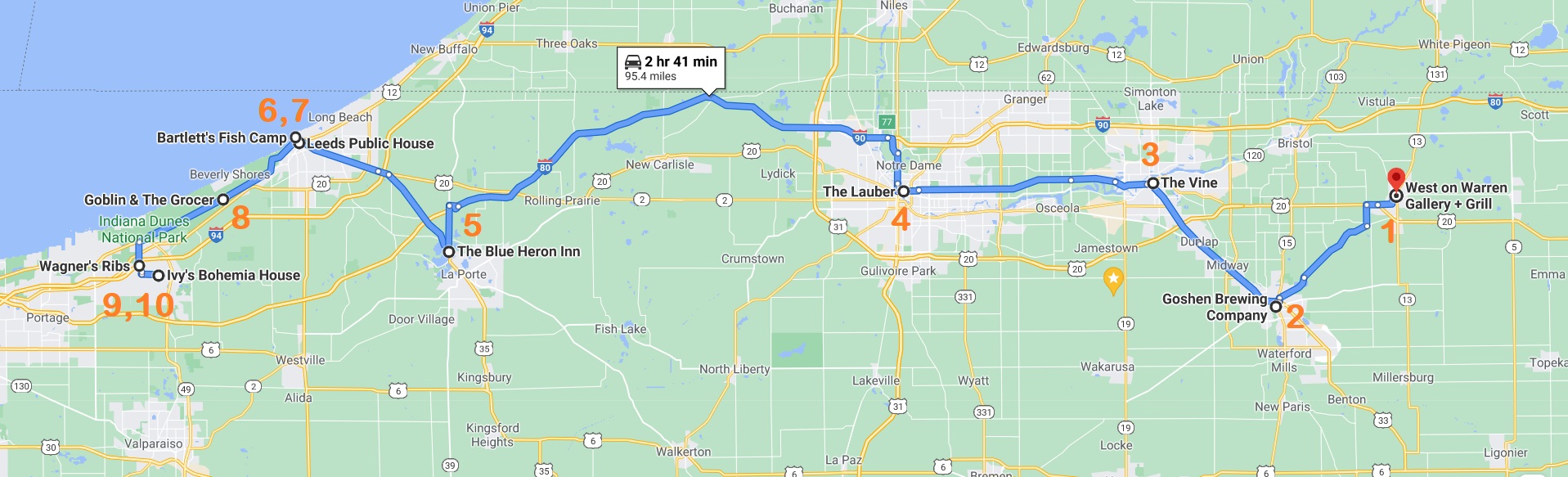 Top 15 Things To Eat | Map Of Top Outdoor Dining Places | NITDC